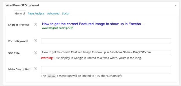 How to get the correct Featured Image to show up in Facebook Share ...