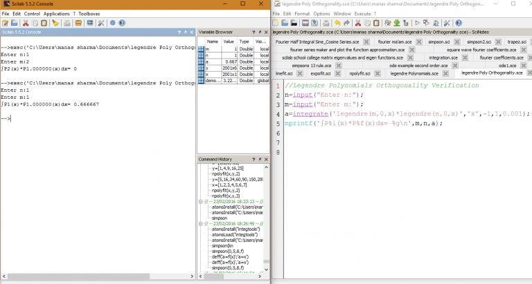 legendre orthogonality college print out lab - BragitOff.com