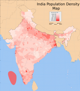 India-Population-Density-Map - BragitOff.com
