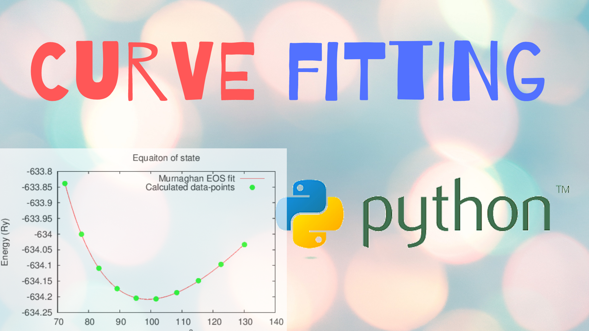 Non Linear Curve Fitting Using Python Bragitoff
