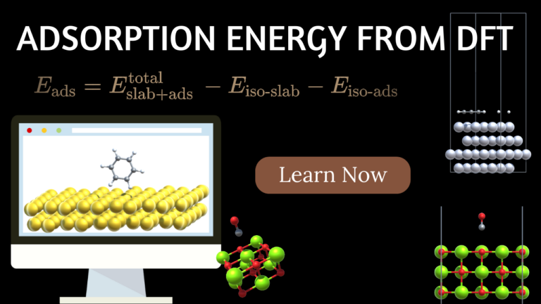 Calculating Adsorption Energy with DFT - BragitOff.com
