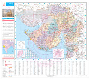 High Resolution (HD) Map of Gujarat - [Updated 2023] - BragitOff.com